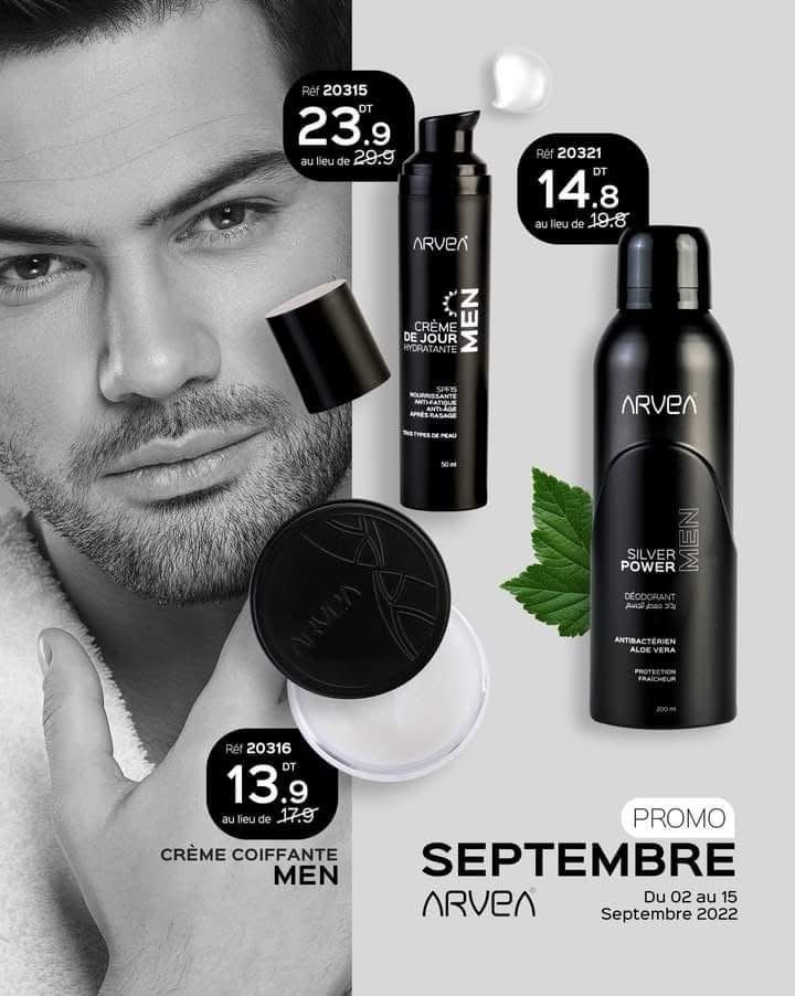 Kit Homme ARVEA Fraîcheur, Soin & Protection - Shiyam's