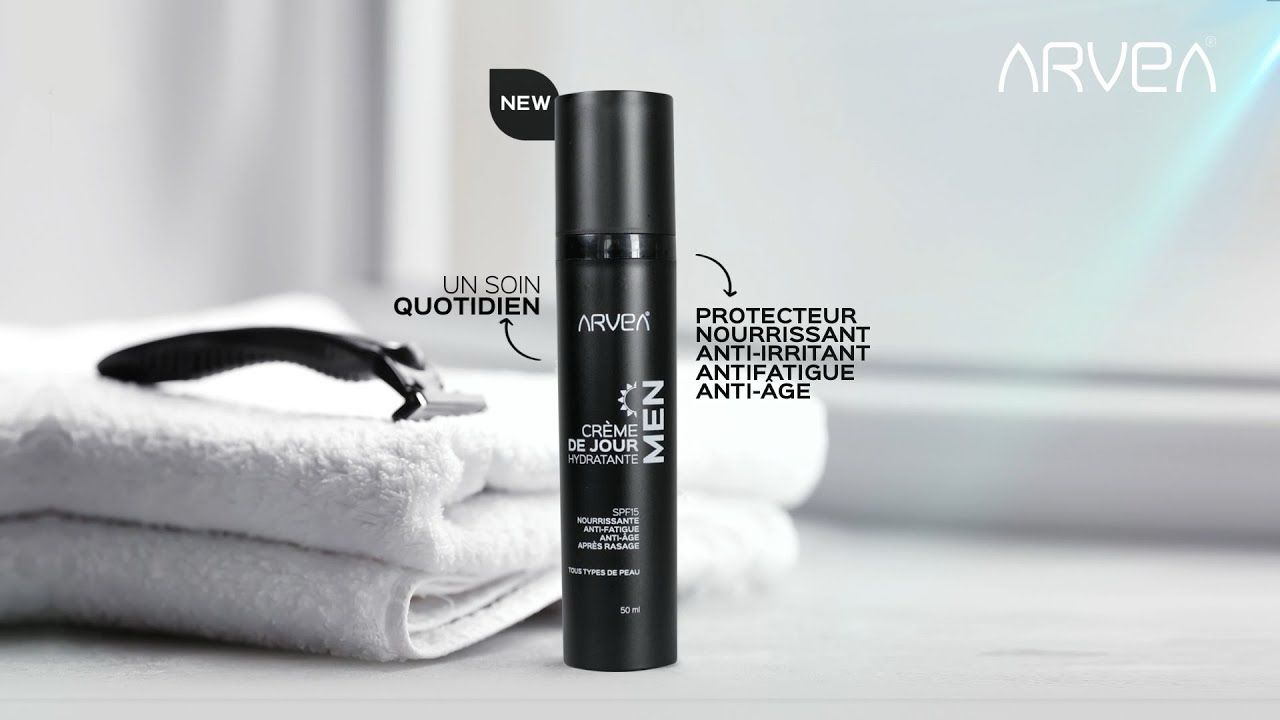 Crème de Jour Homme ARVEA – Hydratation - Shiyam's